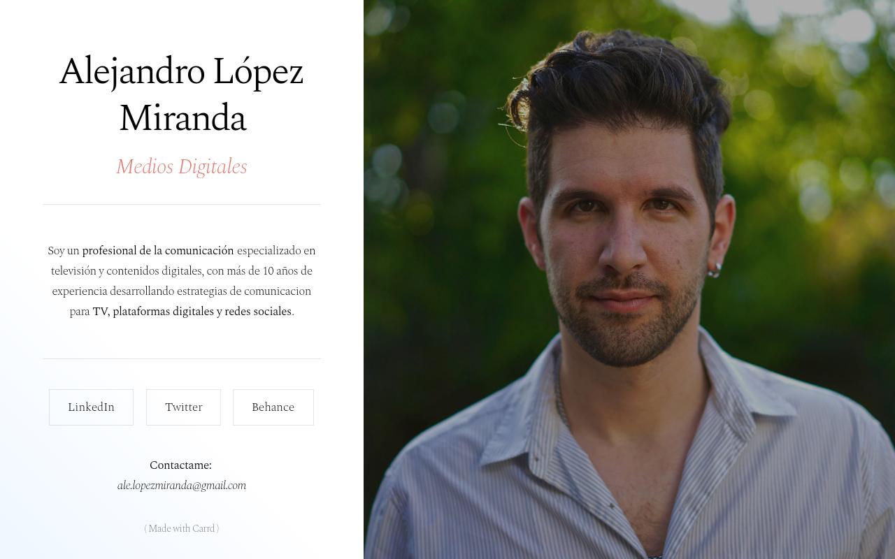Alejandro Lopez Miranda